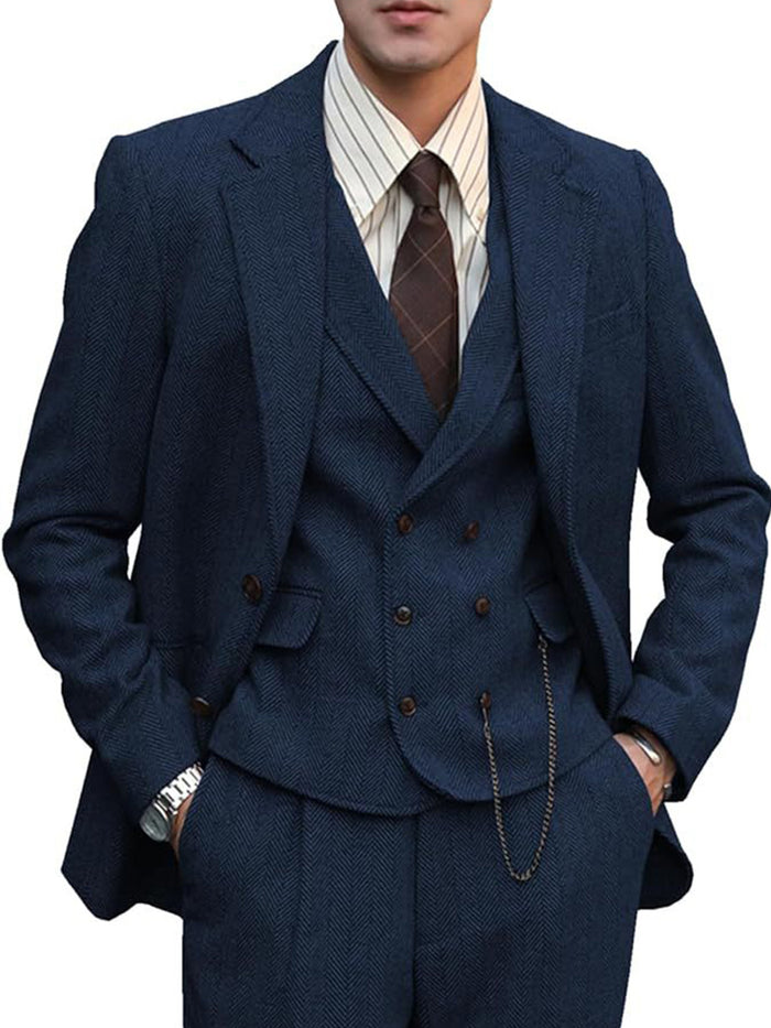 Hot Sell 3 Pieces Performance Men's Suits Wedding Groom Suits