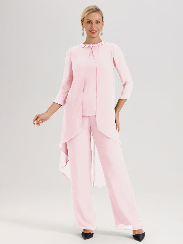 Cicinia Blushing Pink Mother Of The Bride Pant Suits For Wedding 2 Pie