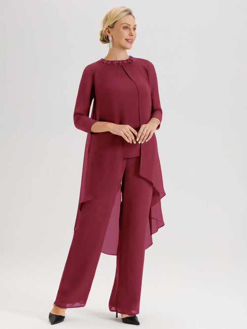 Cicinia Cinnamon Rose Mother Of The Bride Pant Suits For Wedding 2 Pie