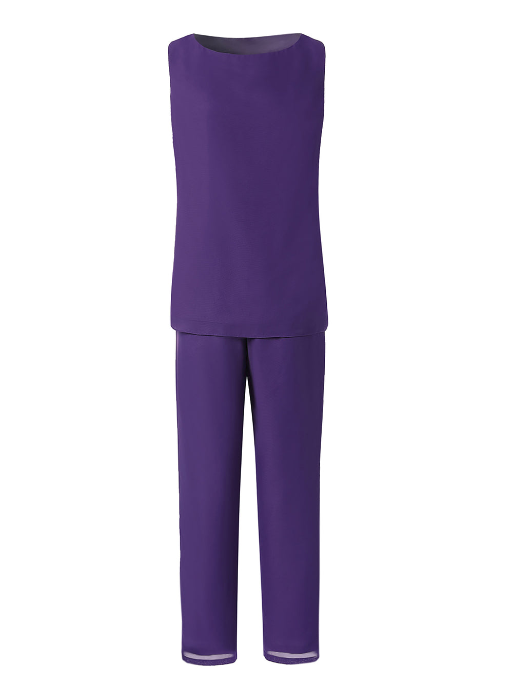 Long Sleeves Chiffon Lace Mother of the Bride Dress Pant Suits | Cicinia