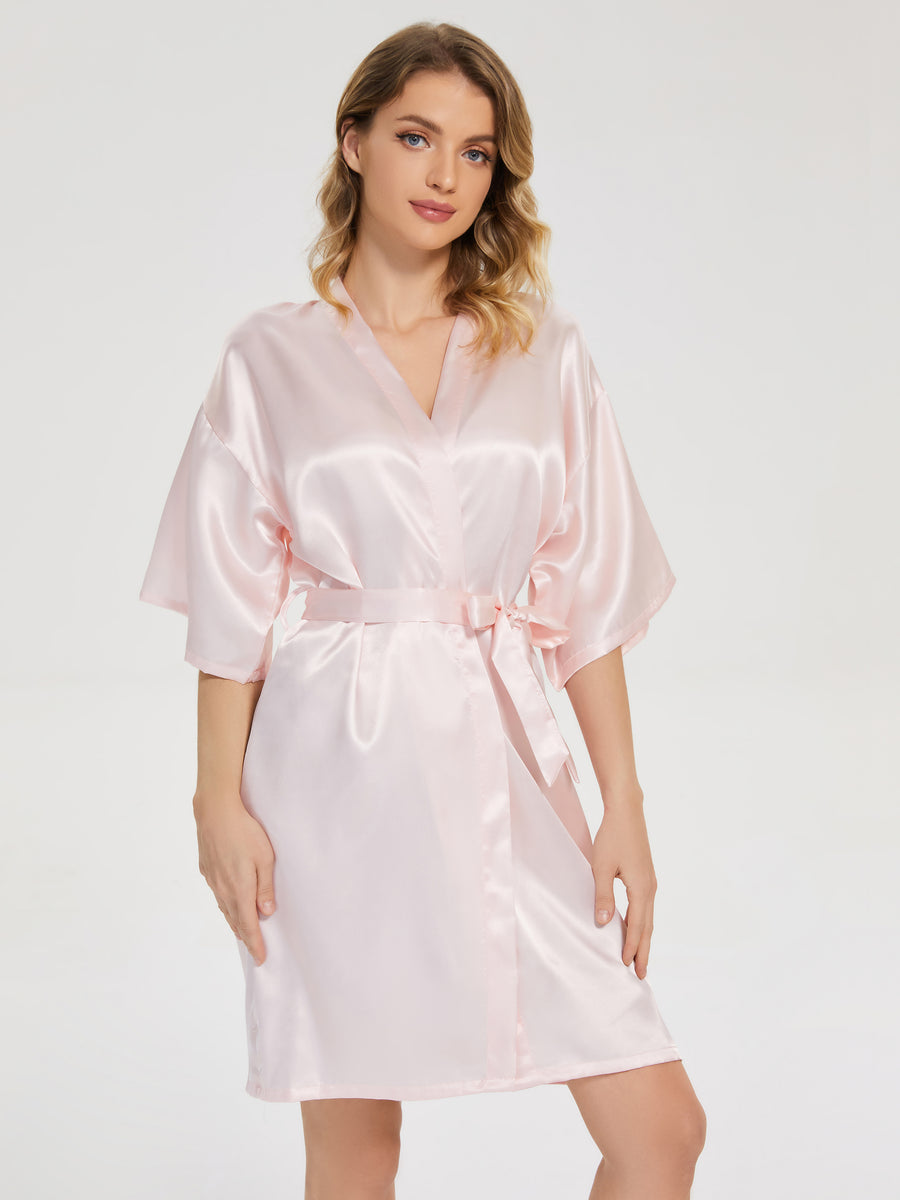 Ready Satin Robe For Bridesmaid